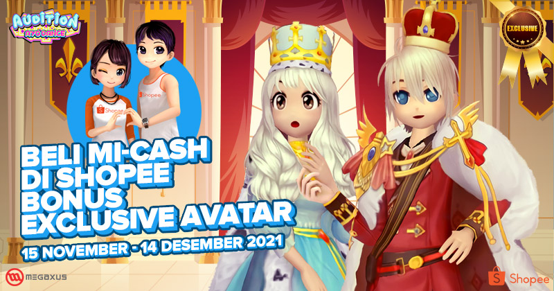 Megaxus x Shopee Exclusive Promo November 2021 - Audition AyoDance